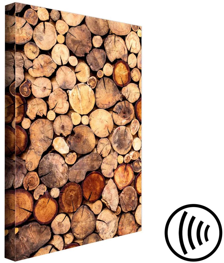 Obraz Dřevěný kouzlo (1-dílný) - textura a pozadí v rustykalním stylu
