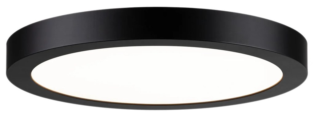 Paulmann 70984 Abia, stropní LED svítidlo, 22W 2700K, černá, prům.30cm