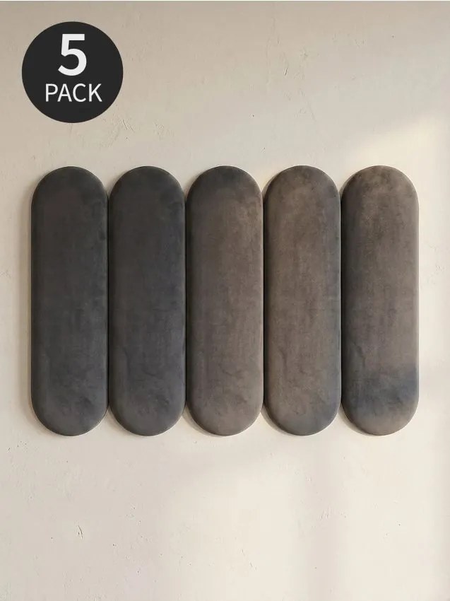 Sinsay - Čalouněné stěnové panely 5 pack - šedá