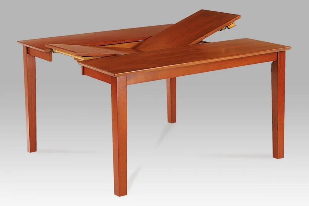 Jídelní stůl  rozkl. 91+45x136x75 cm, barva třešeň AUB-200 TR2 Autronic