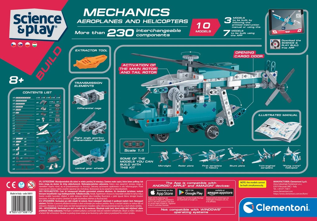 Mechanická laboratoř - Letadla a helikoptéry