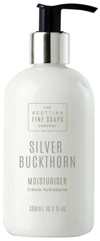 SCOTTISH FINE SOAPS Mléko na ruce Silver Buckthorn 300ml, černá barva, bílá barva, stříbrná barva, plast
