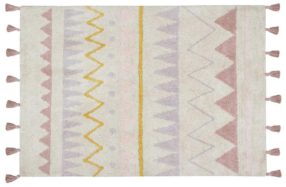 Pratelný koberec tecalzo 120 x 160 cm růžový MUZZA