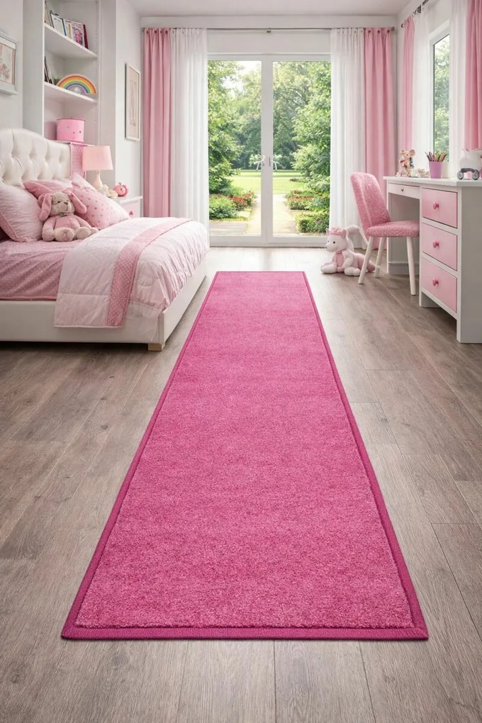 Vopi, Běhoun na míru Eton růžový 11, šíře 80 cm, růžová, chodba / předsíň