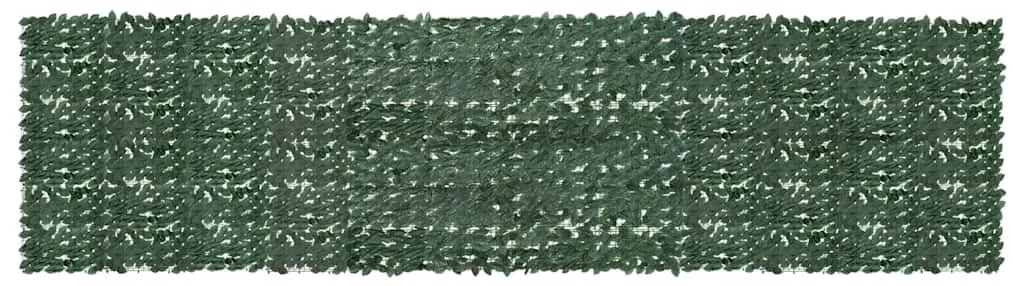 Balkónová zástěna s tmavě zelenými listy 600 x 150 cm 315494