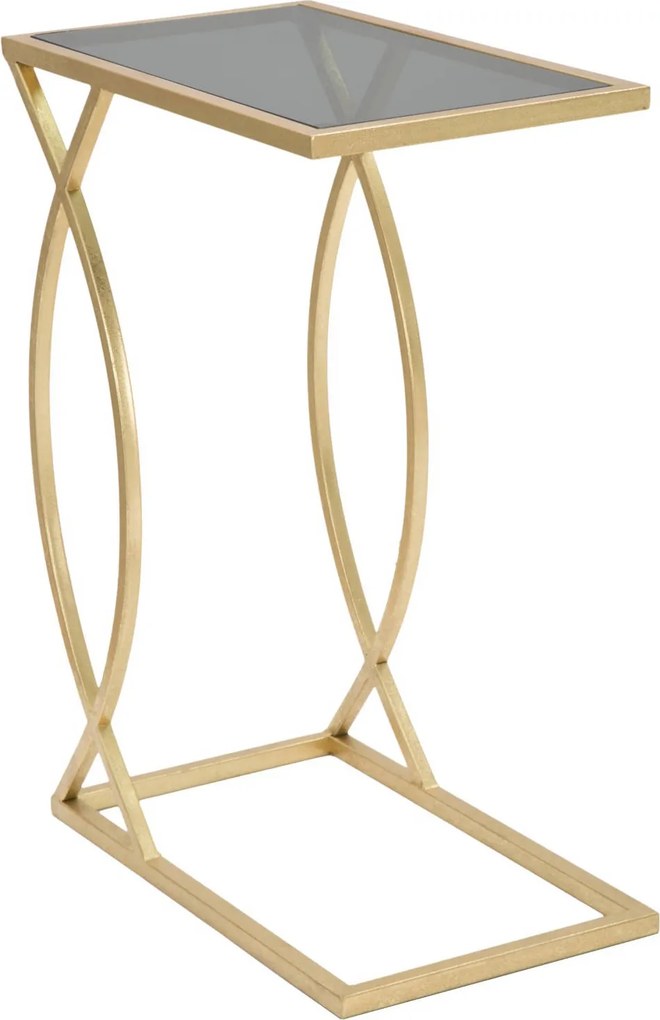 Odkládací stolek v stylu glamour, výška 60 cm