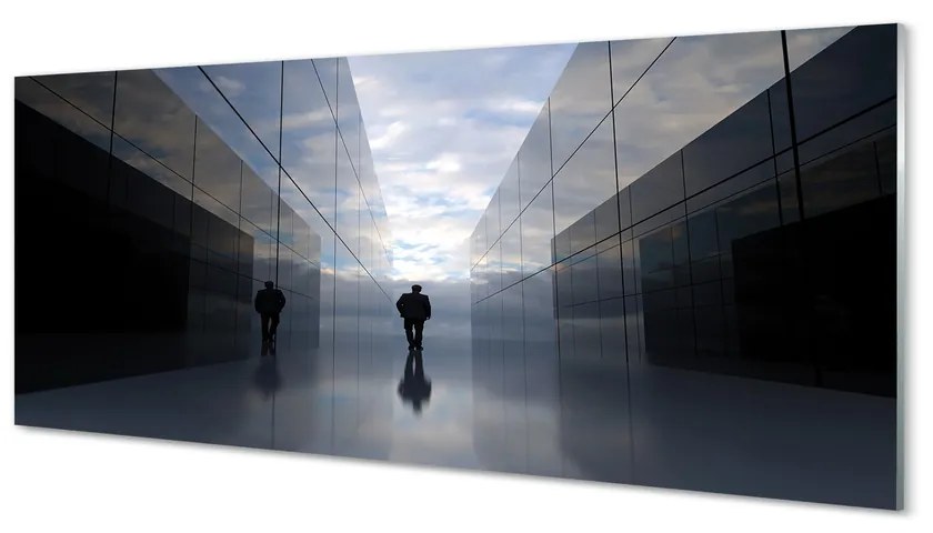 akrylový obraz zrcátka nebe 120x60 cm