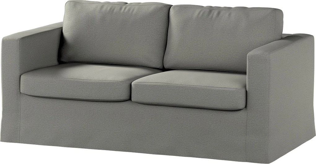 Potah na pohovku IKEA  Karlstad 2-místná , nerozkládací, dlouhý barva šedá látka pletený vzor