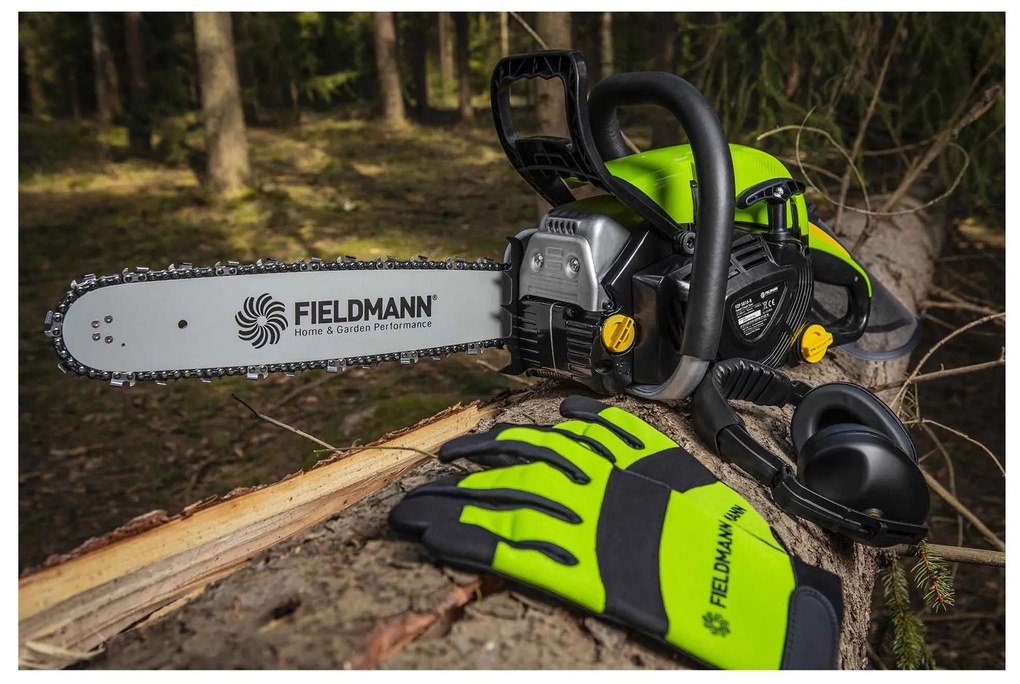 Fieldmann FZP 5816-B Benzínová řetězová pila Obsah motoru 58 cm3, 2.40 kW, Délka pilové lišty 16&acute;/ 40,5 cm, Nastavitelné automatické mazání