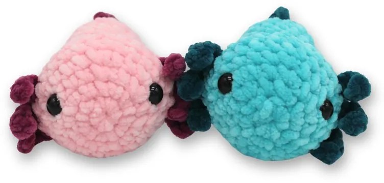 Vali Crochet Háčkovaný Axolotl Barva zvířátka: Růžová