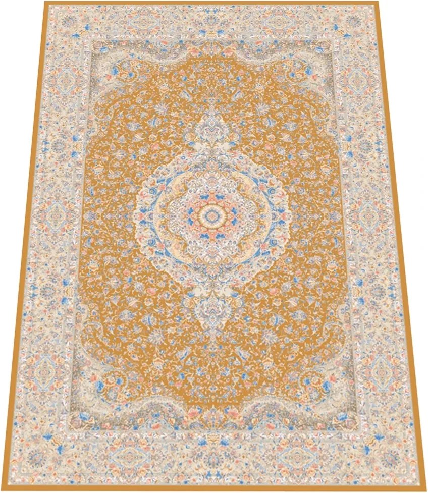 BE Koberec Miras 1200 GOLD - žlutý obdélníkový Rozměr: 150x225 cm