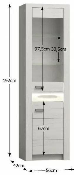 Vitrína INFINITY 04 Tempo Kondela