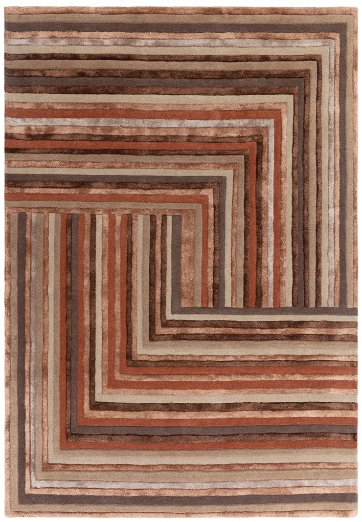 Tribeca Design Kusový koberec Blondie Network Terracotta Rozměry: 120x170 cm