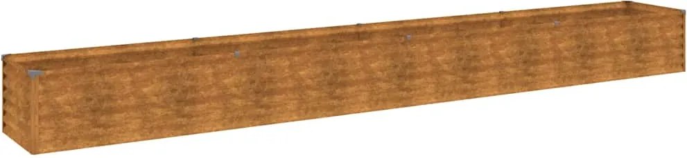 Vyvýšený záhon 386 x 50 x 36 cm cortenová ocel 151978