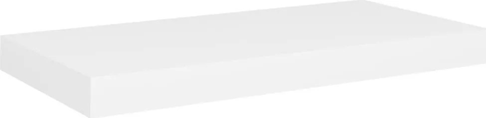 vidaXL Plovoucí nástěnné police 2 ks 50 x 23 x 3,8 cm MDF [323809] Barva: bílá s vysokým leskem