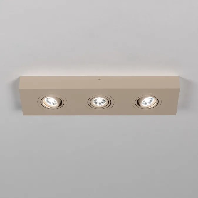 Stropní LED svítidlo Spot Quality Quadra 3 Taupe
