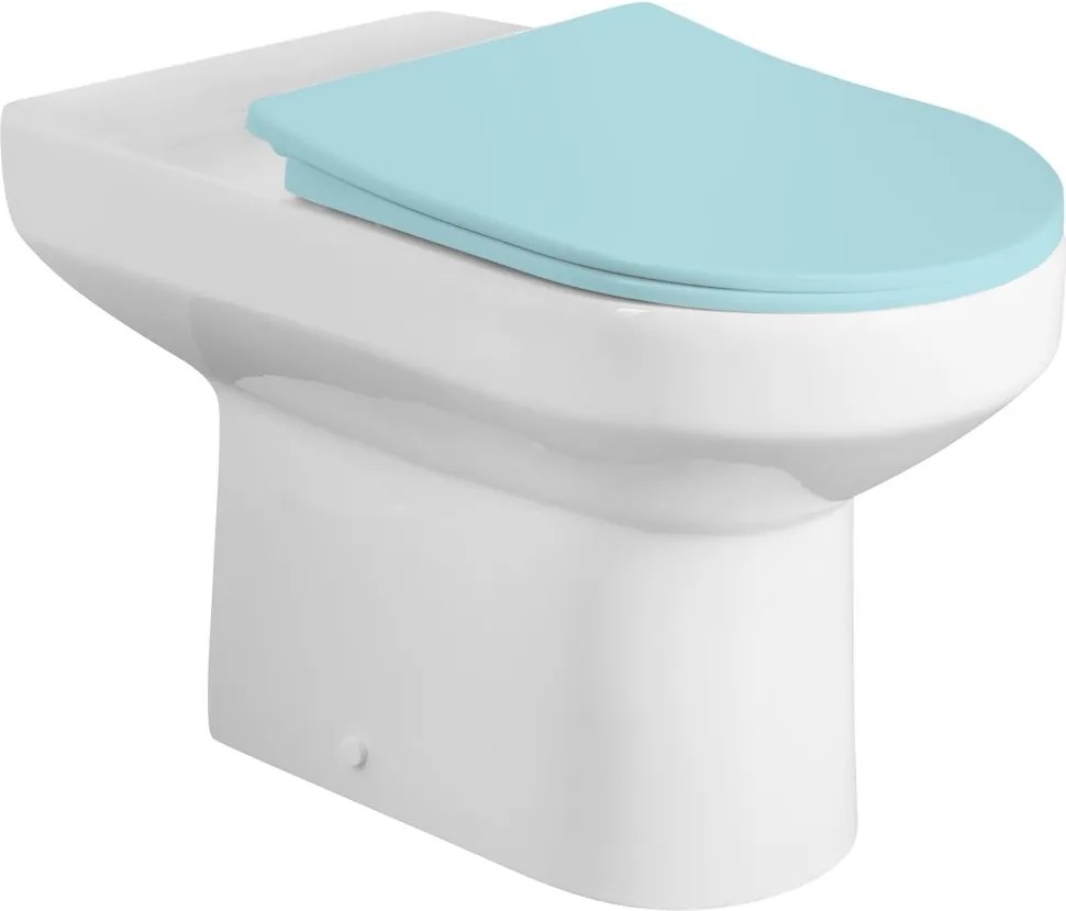 Aqualine Aqualine, VERMET WC kombi mísa, zadní/spodní odpad, bílá, VR038-432