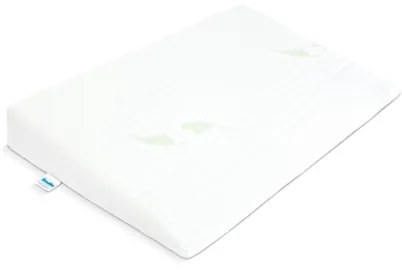 SENSILLO | Nezařazeno | Kojenecký polštář - klín Sensillo bílý Luxe s aloe vera 60x38 cm | Bílá |