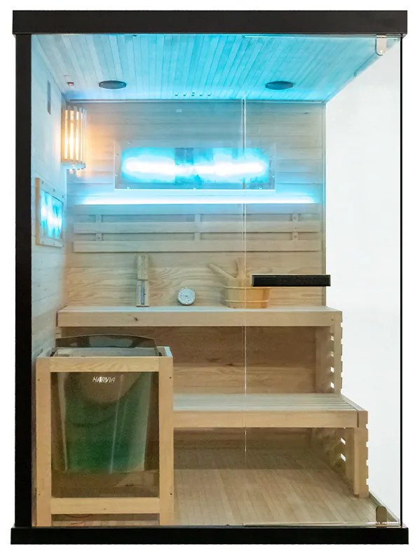 BPS-koupelny Finská sauna Relax HYD-4783 140x150, 3-4 osoby