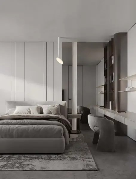 LED bílé moderní lustr Ekei