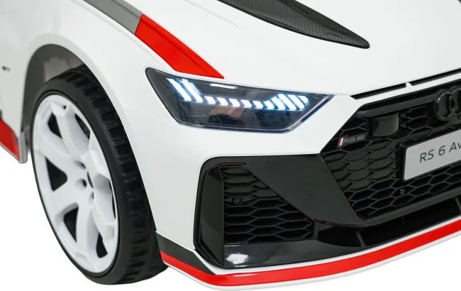 Elektrické autíčko Audi RS6 Avant GT bílé