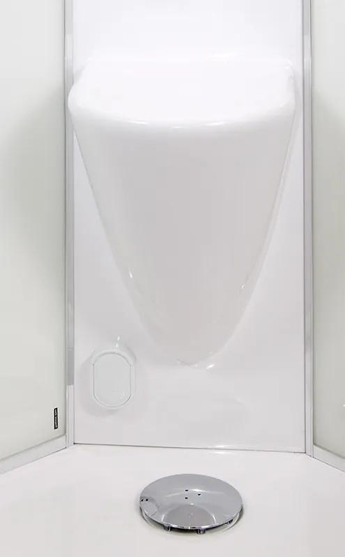 ARTTEC SMARAGD NEW - Parní sprchový box model 8 clear 90 x 90 cm