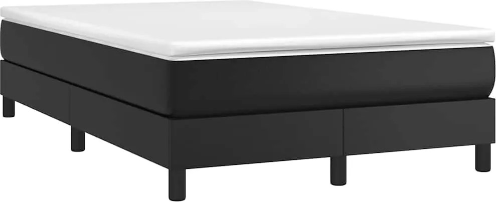 Rám postele s boxspringem černý 120 x 200 cm umělá kůže 3120688