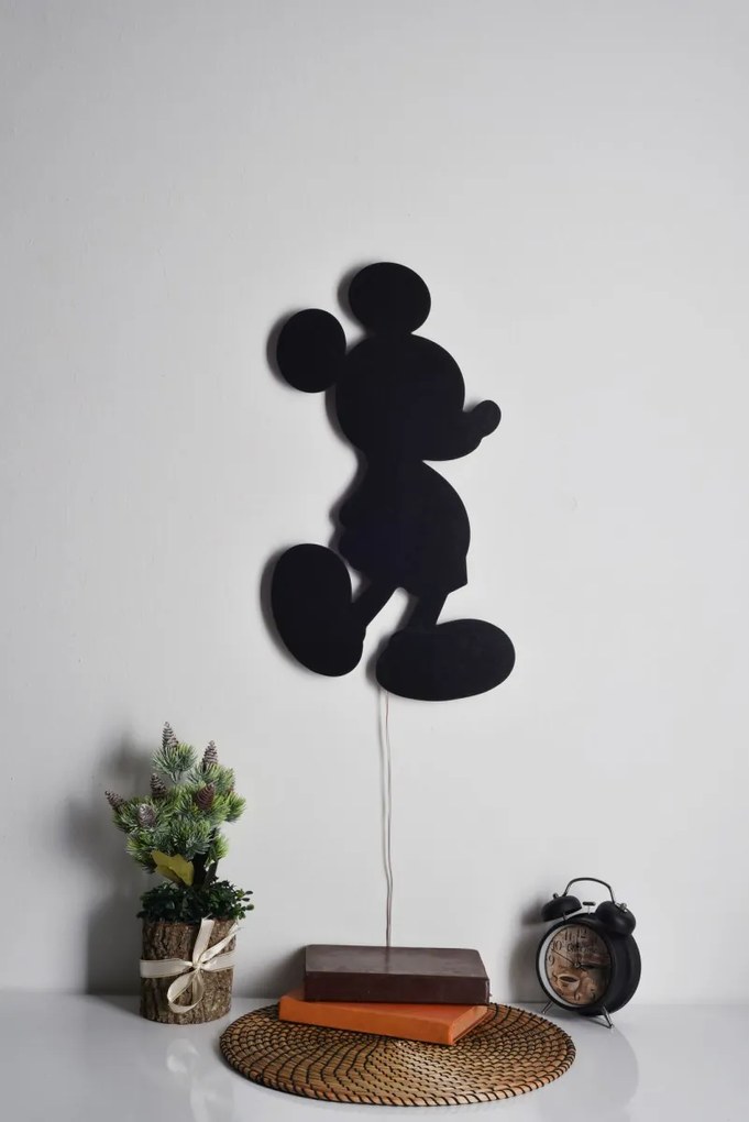 Nástěnná dekorace s led osvětlením Mickey Mouse modrá