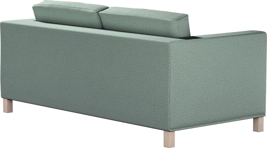 Potah na pohovku IKEA Karlanda rozkládací, krátký barva zelená látka pletený vzor