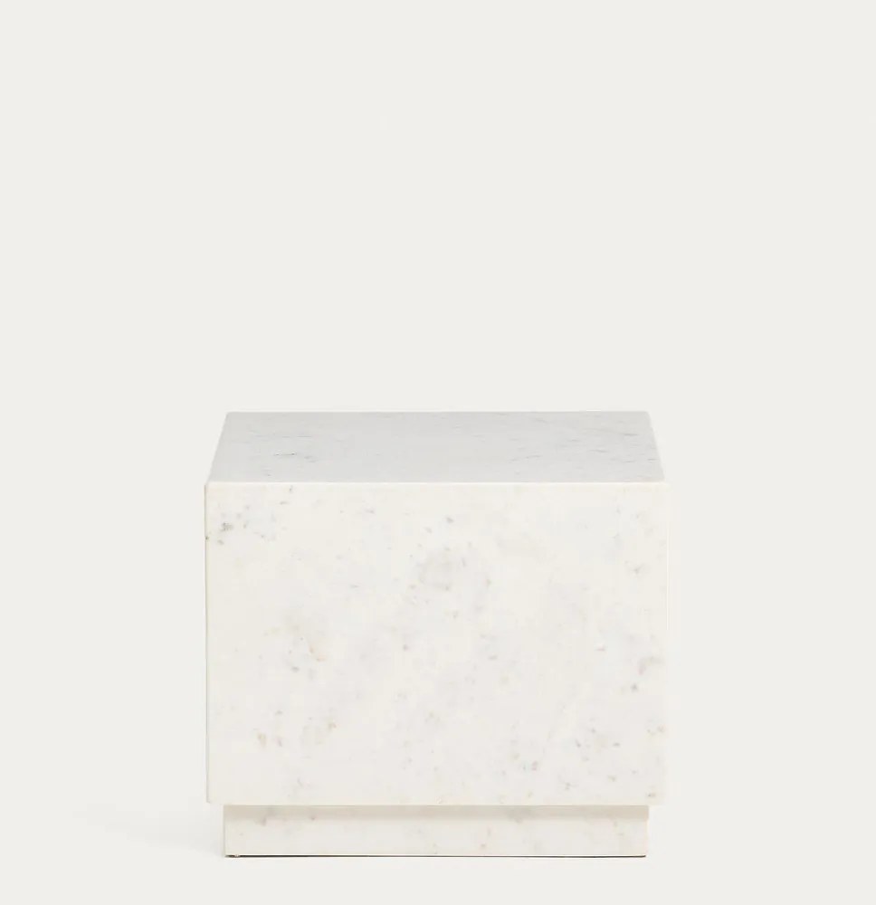 Mramorový odkládací stolek 40x40 cm Sorein – Kave Home