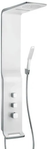 Sprchový panel Hansgrohe Raindance na stěnu s termostatickou baterií bílá/chrom 27008400