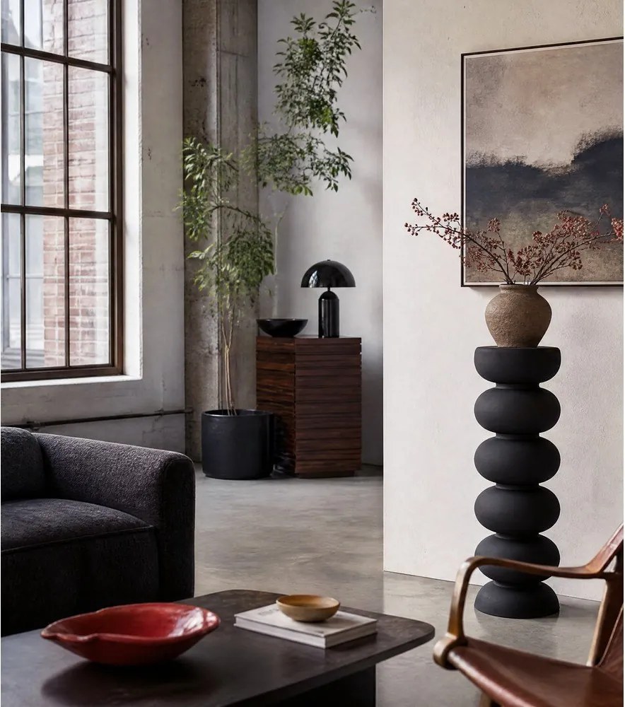 Kovový kulatý odkládací stolek ø 35 cm Kobodo – Light & Living