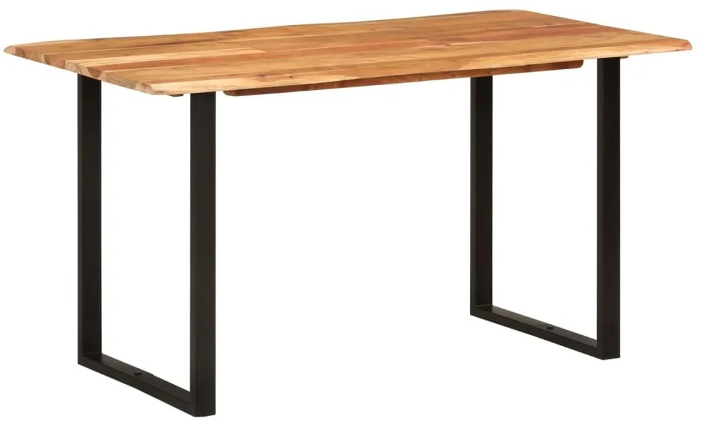 Jídelní stůl 140 x 70 x 76 cm masivní akáciové dřevo - Default Title