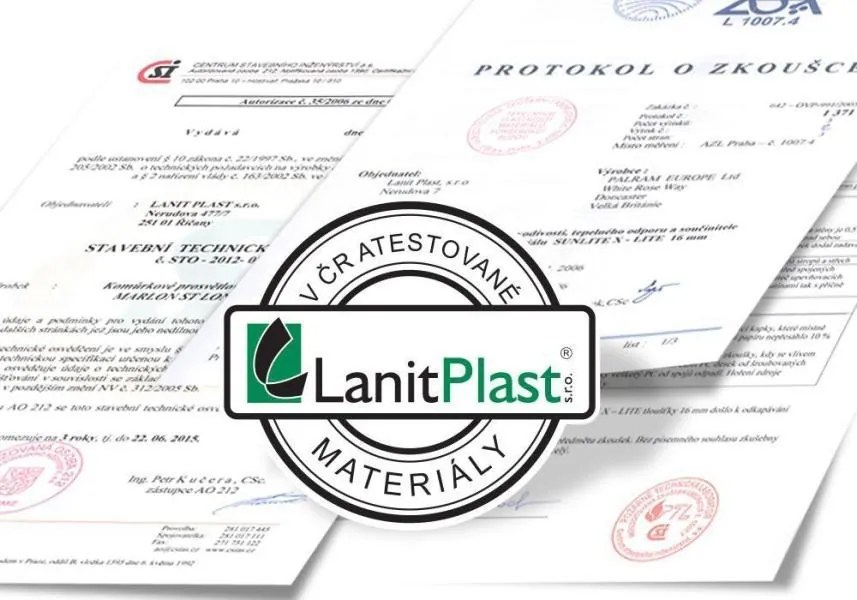 LANIT PLAST, s.r.o. skleník VITAVIA VENUS 2500 PC 6 mm černý LG4128