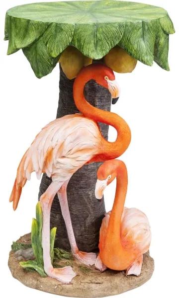 Odkládací stolek Animal Flamingo O 36 cm - kulatý