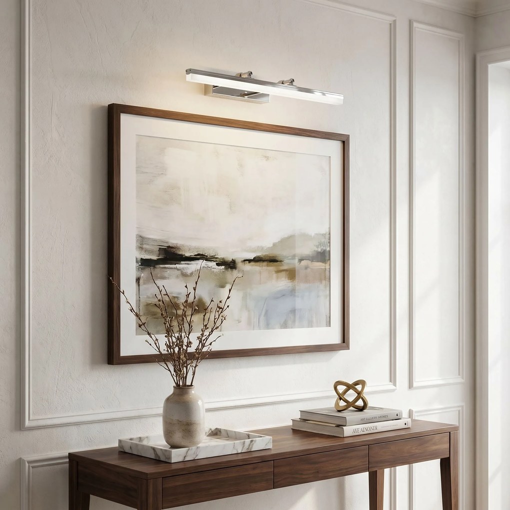Toolight Rea, Koupelnové nástěnné LED svítidlo APP1870-1W 60cm CHROME, OSW-66026