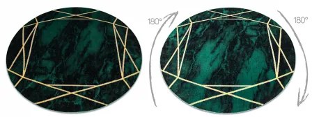 koberec kulatý EMERALD výhradní 1022 glamour, stylový mramor, geo velikost kruh 120 cm | krásné koberce cz