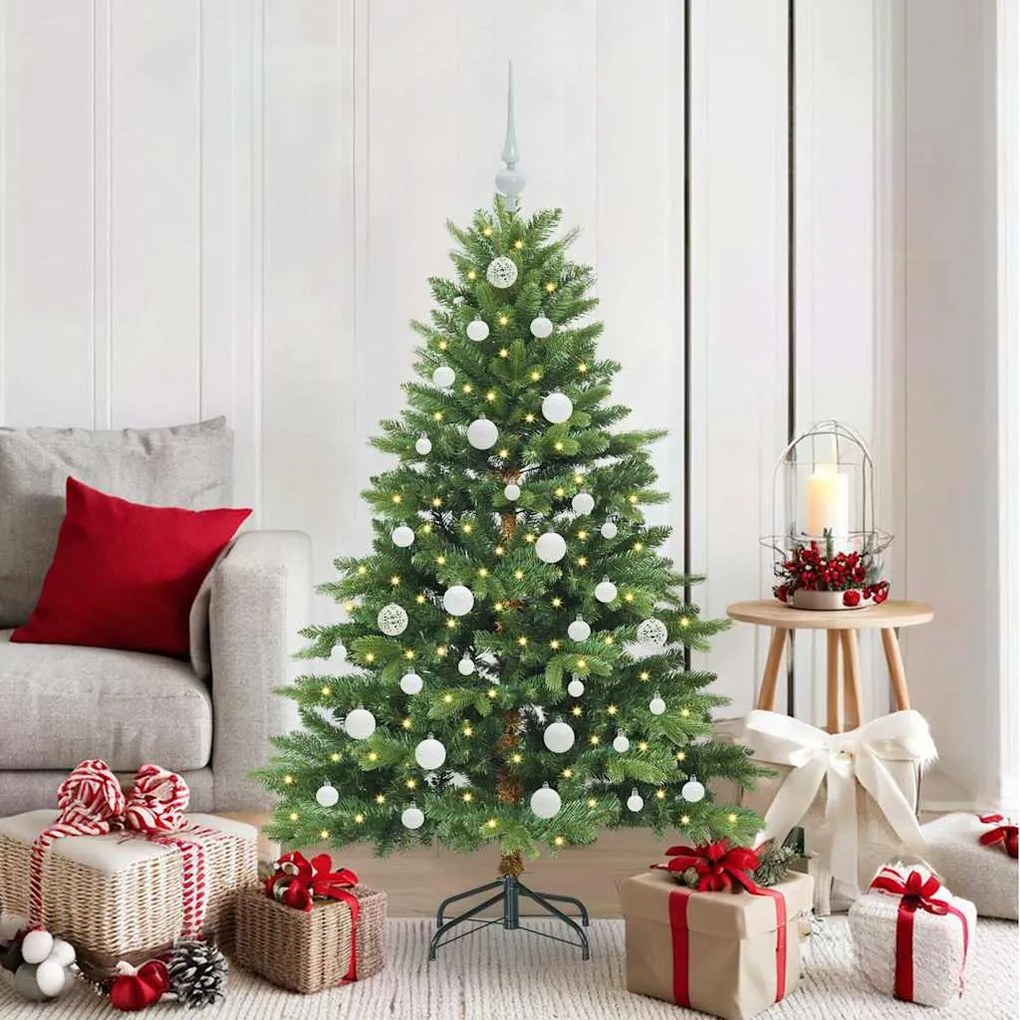 Umělý vánoční stromeček s stojanem Zelená 150 cm PE a PVC 3397539