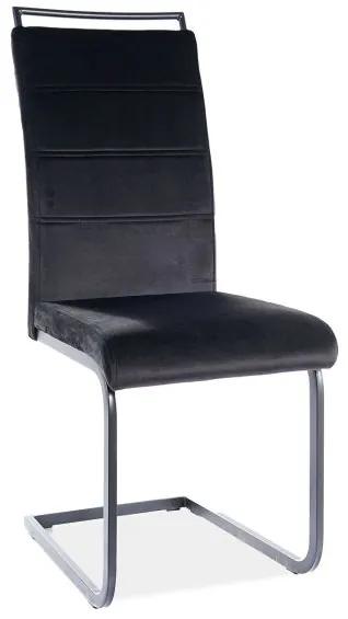 Jídelní židle Harold (černá + černá). 1050220