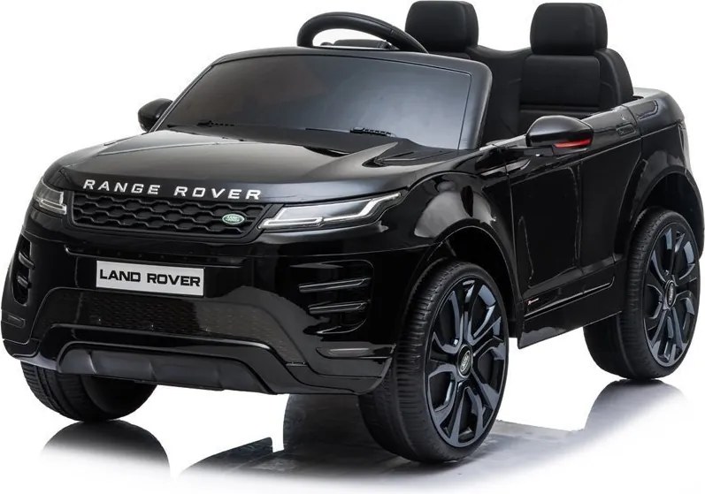 LEAN CARS Elektrické autíčko Range Rover Evoque černé lakované