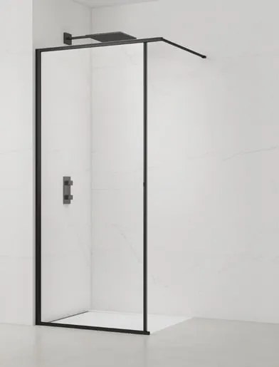 Sprchová zástěna SAT Walk-In se stírací lištou 90 cm SATWISL90C