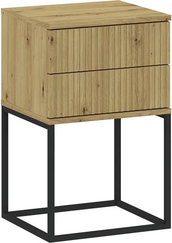 Noční stolek Muros V40A bez madel, dub artisan