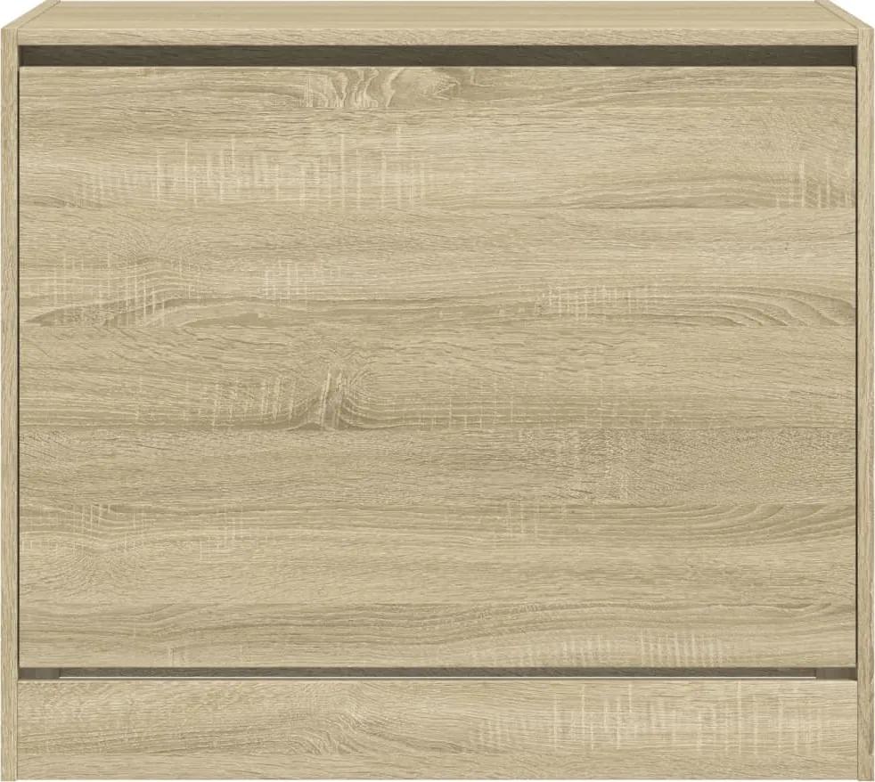vidaXL Botník 80 x 42 x 69 cm kompozitní dřevo [840003] Barva: Betonová šedá