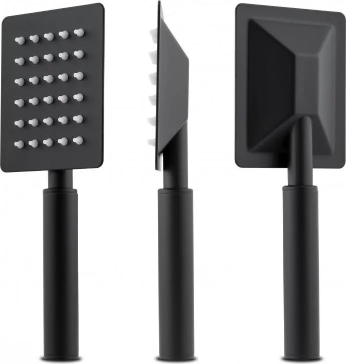 Erga Dual, podomítková sprchová souprava s dešťovou hlavicí 30x30 cm, i-BOX instalační systém, černá matná, ERG-YKA-BP.DUAL30-BLK