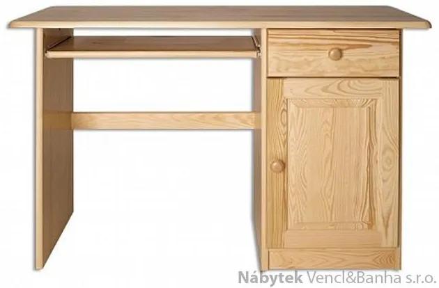 dřevěný psací stůl, PC stolek z masivního dřeva BR109 pacyg