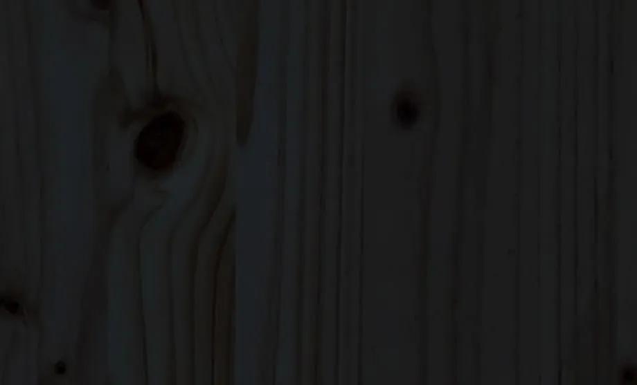 vidaXL Postel pro seniory 135 x 190 cm Double masivní borovice [810593] Barva: Černá