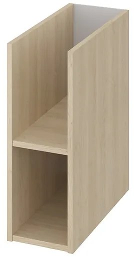 Cersanit - Moduo, otevřená závěsná skříňka pod desku 20cm, dub, K116-020