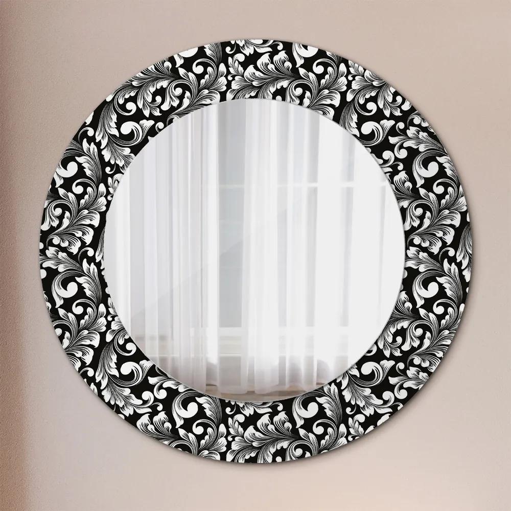 Kulaté dekorativní zrcadlo Ornament fi 50 cm