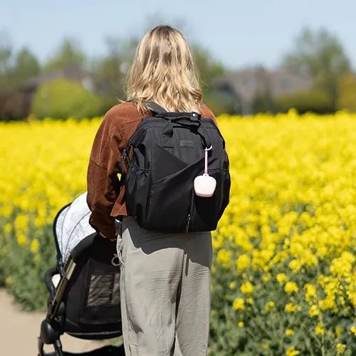 BabyOno Silikonové pouzdro na dudlík Růžová