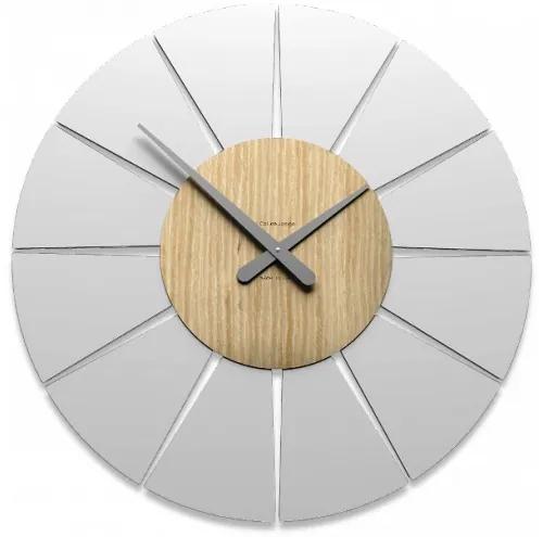 Designové hodiny 10-212 CalleaDesign Extreme M 60cm (více barevných variant) Barva terracotta(cihlová)-24 Dýha černý ořech - 85